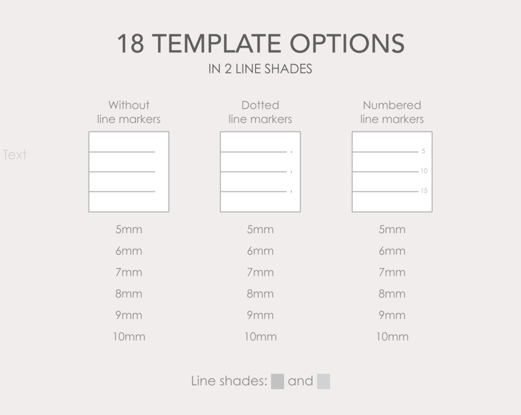 Ruled note paper templates – HappyStudy
