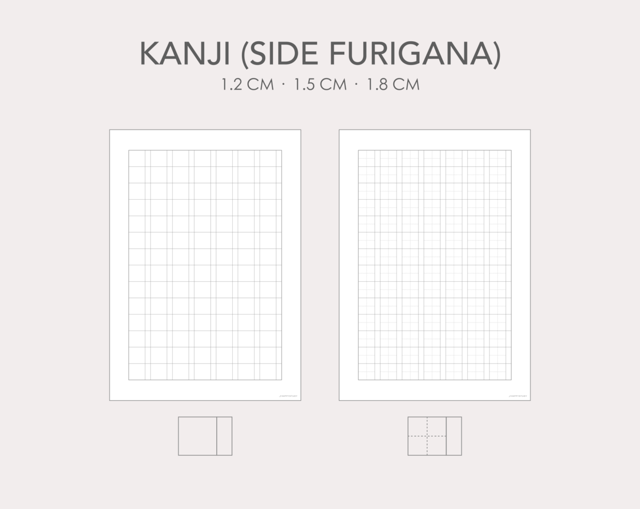 Japanese writing paper templates – HappyStudy
