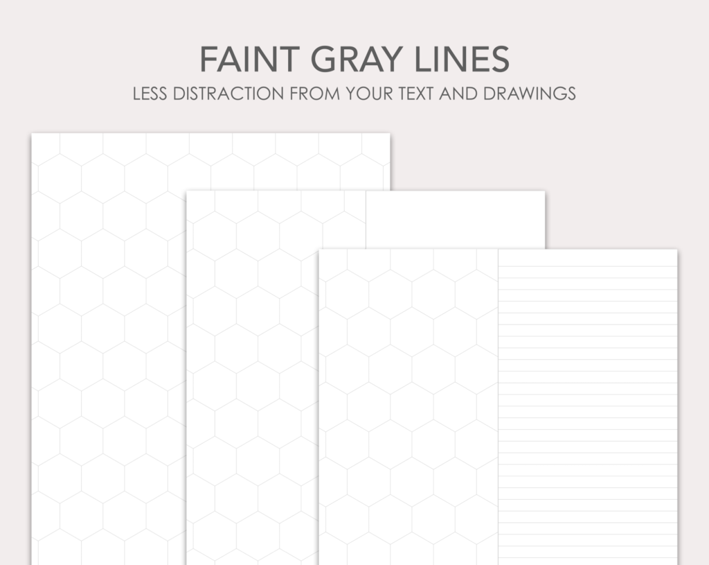 Hexagonal Organic Chemistry paper templates – HappyStudy