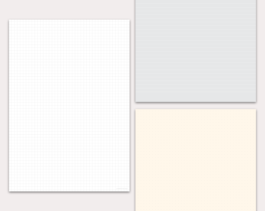 Full-page note templates – HappyStudy